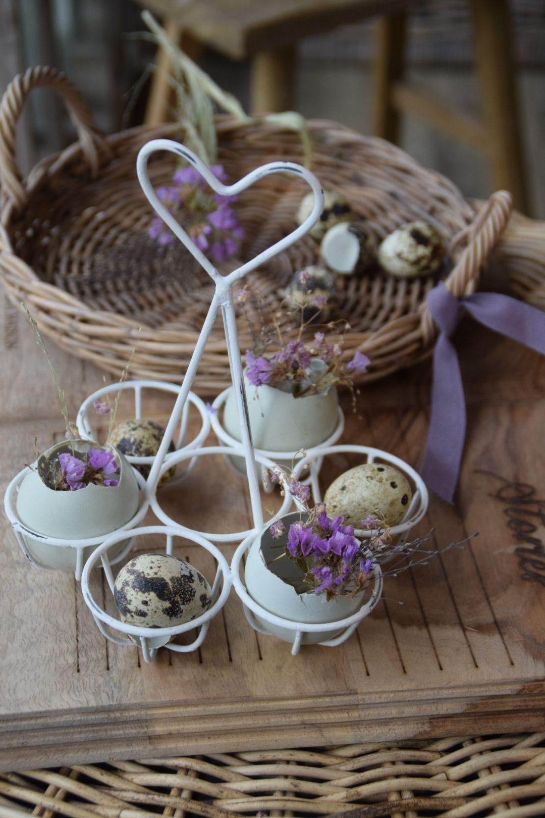 Eierhalter HEART Weiß - Elas Dekoideen